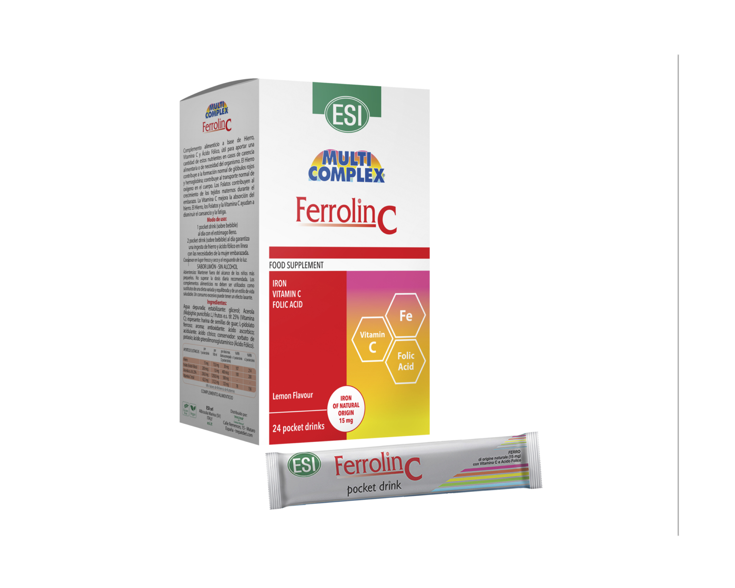 MULTICOMPLEX ferrolin pocket - ESI Trepatdiet